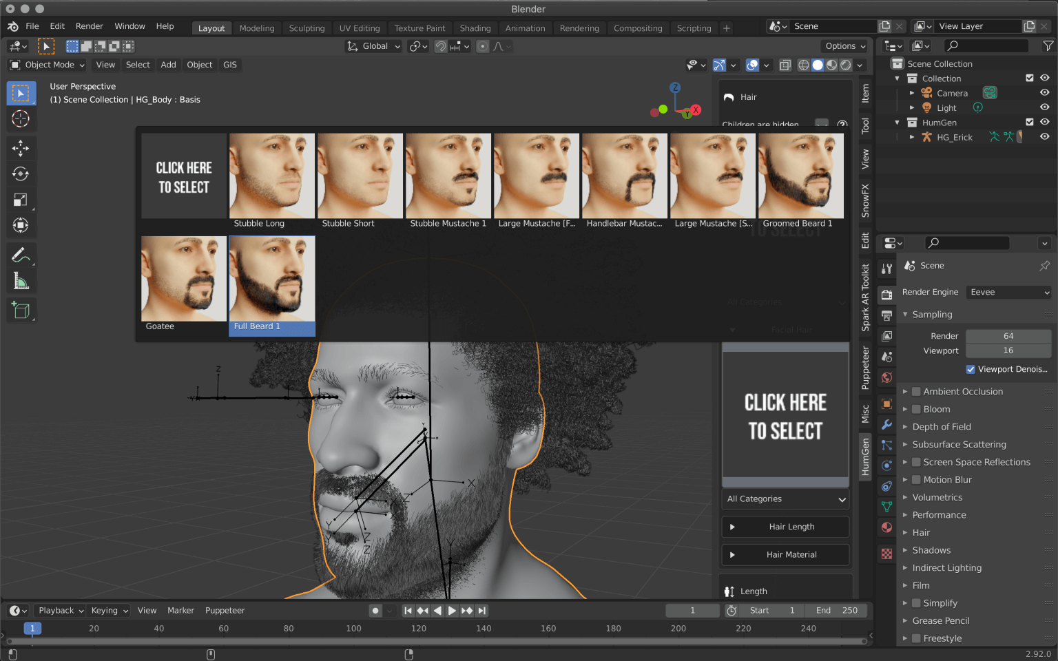 [Blender Add-on] Creating Virtual Humans with HumGen3D (1) "How to ...