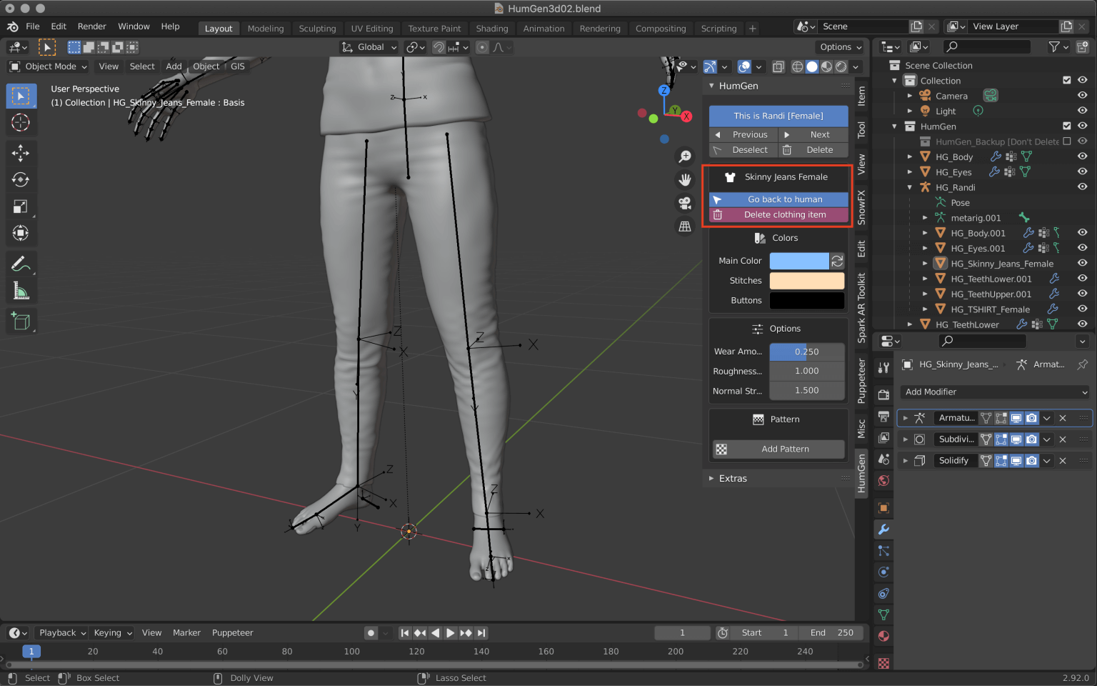 [Blender Add-on] Creating Virtual Humans with HumGen3D (2) "How to Set ...