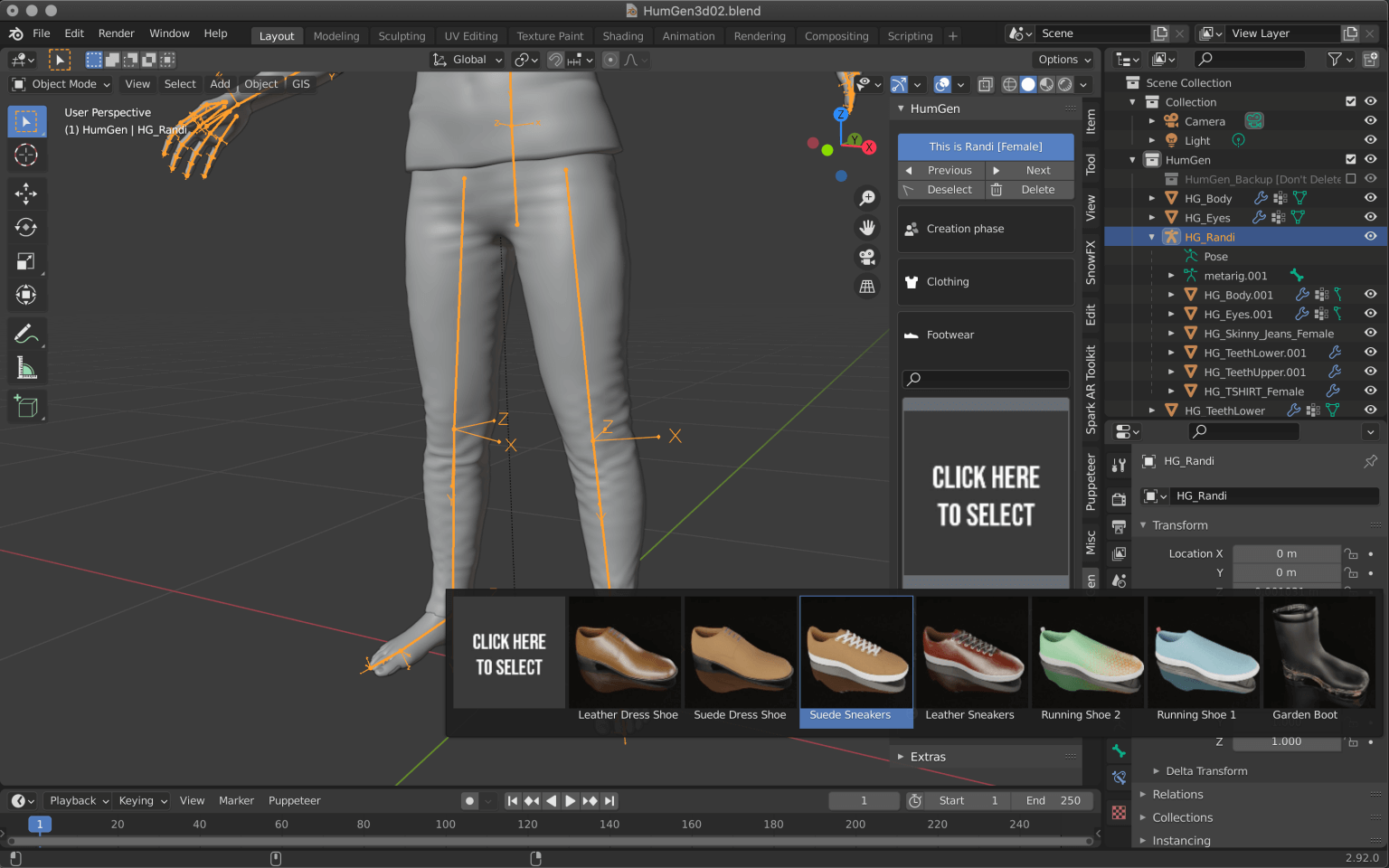 [Blender Add-on] Creating Virtual Humans with HumGen3D (2) "How to Set ...