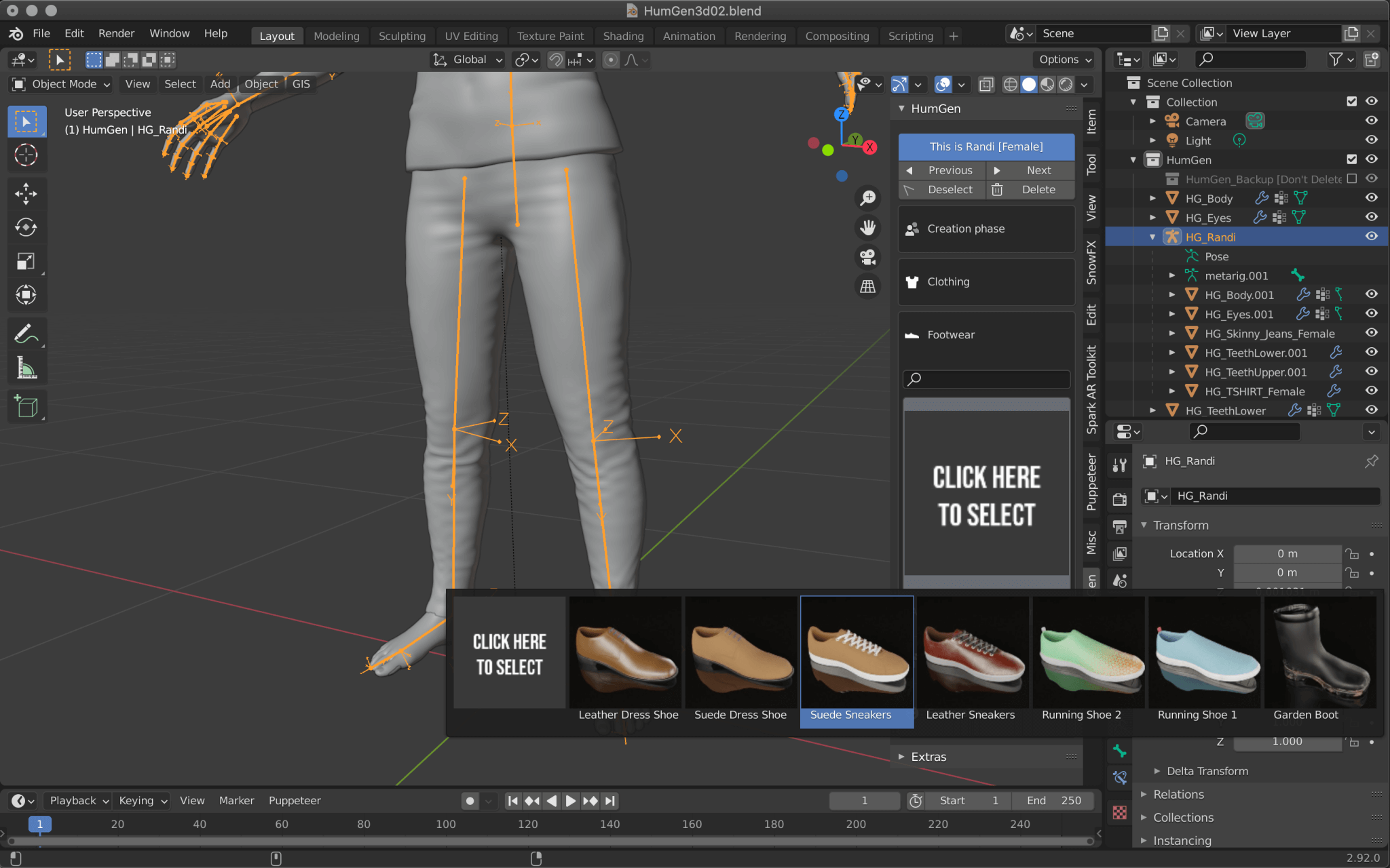 [Blender Add-on] Creating Virtual Humans with HumGen3D (2) "How to Set ...