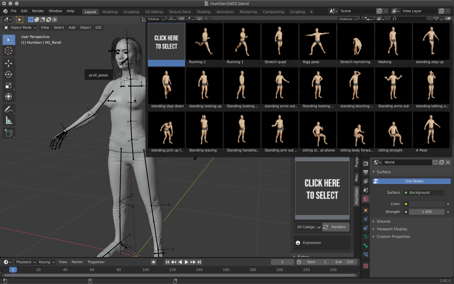 [Blender Add-on] Creating Virtual Humans with HumGen3D (2) "How to Set ...