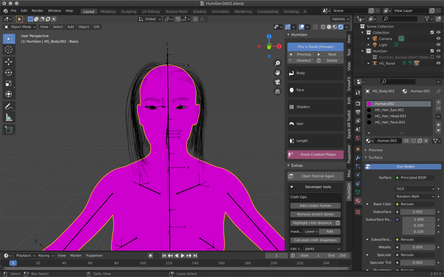[Blender Add-on] Creating Virtual Humans with HumGen3D (1) "How to ...