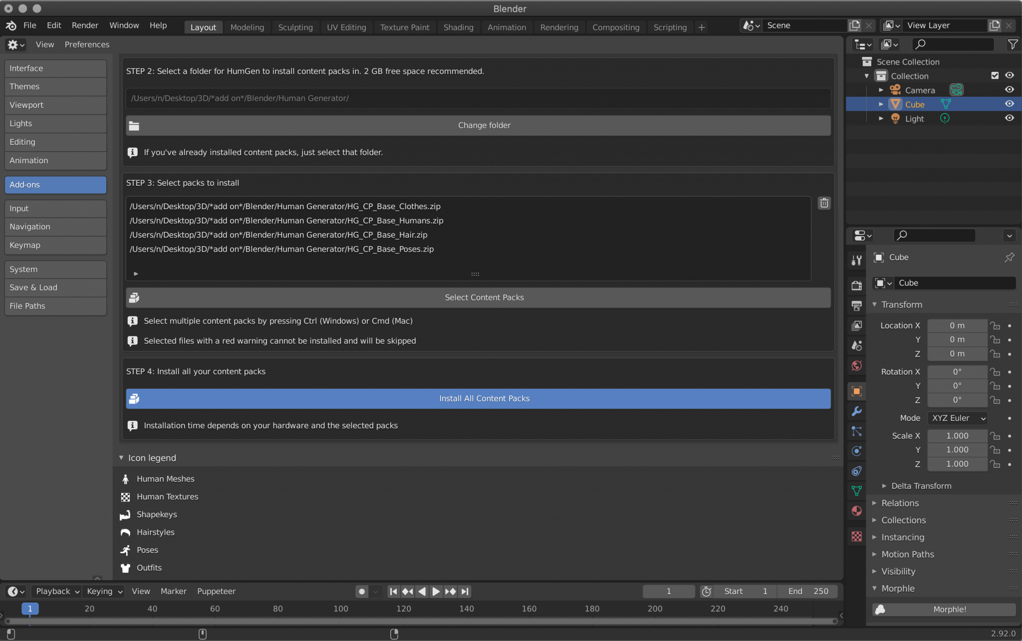 [Blender Add-on] Creating Virtual Humans with HumGen3D (1) "How to ...