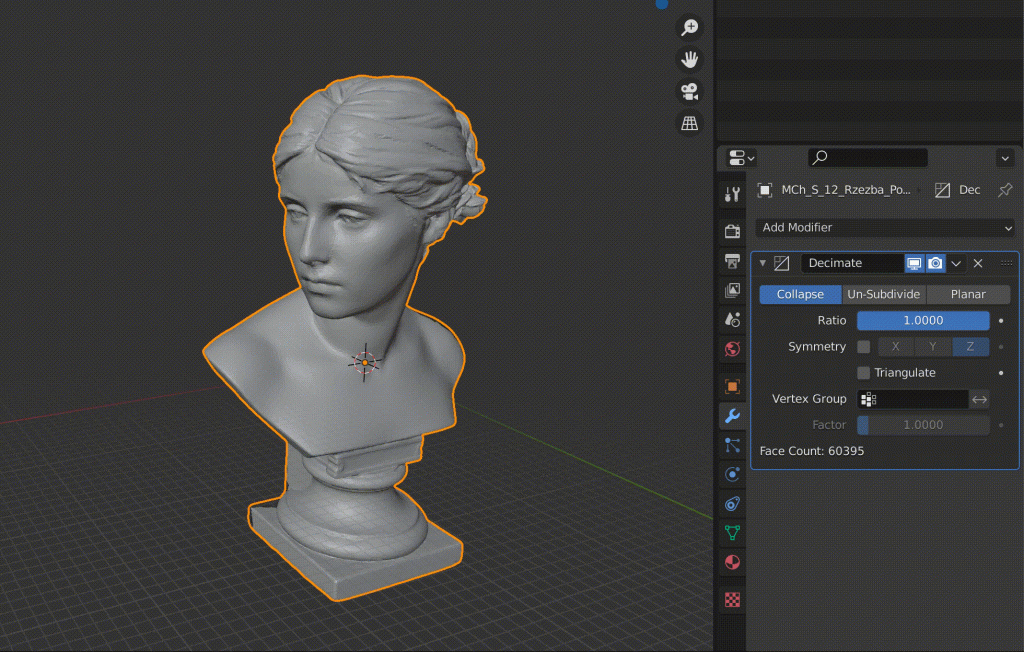 [introduction To Blender] Using Modifier Tools 2 Generate Build Decimate Edge Split Styly