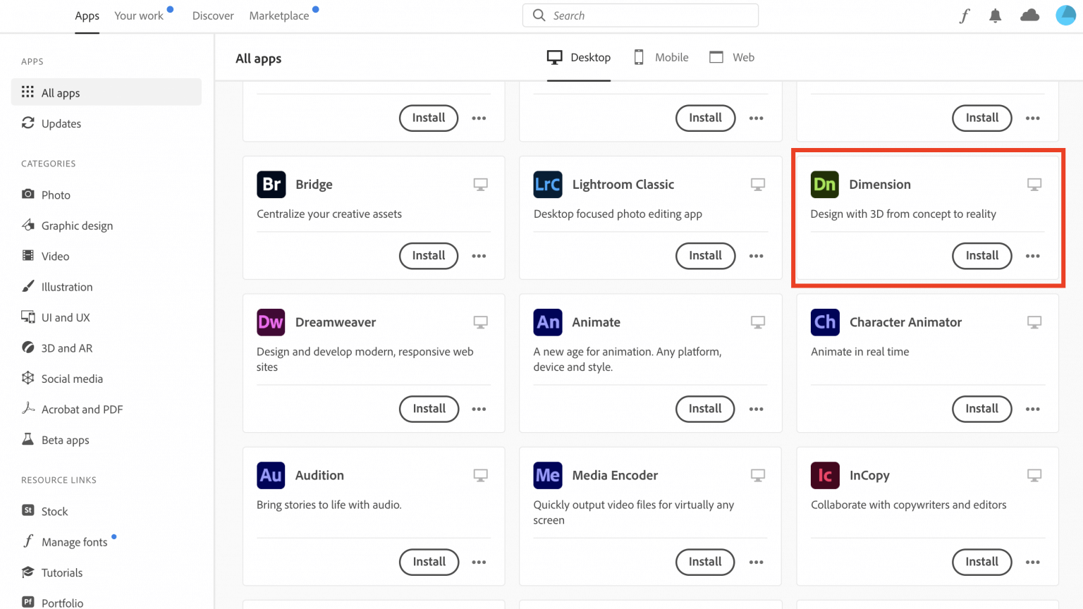 How to download Adobe Dimension | STYLY