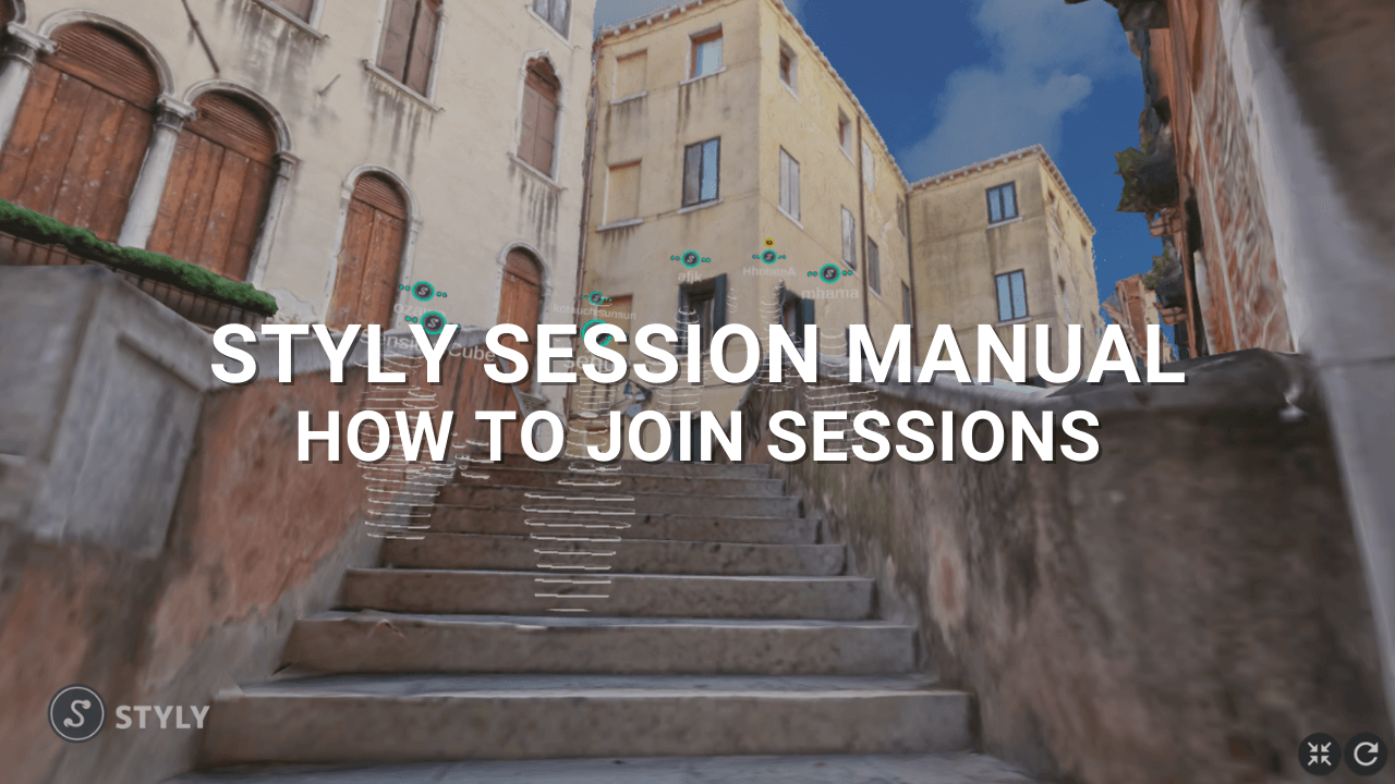 STYLY Session function Manual "How to join a session" (for guests) | STYLY