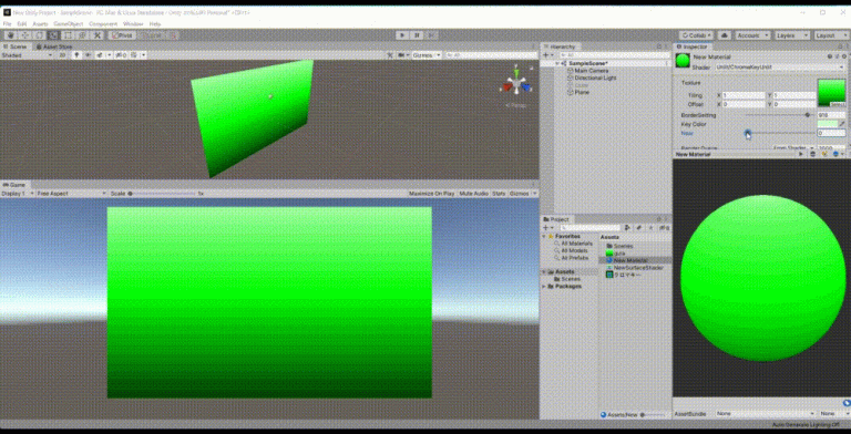 [Unity Shaders / STYLY Studio] How to do Chroma-Key a Green Background Video | STYLY