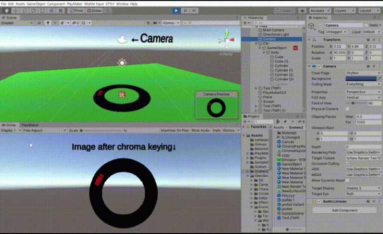 [Unity Shaders / STYLY Studio] How to do Chroma-Key a Green Background ...