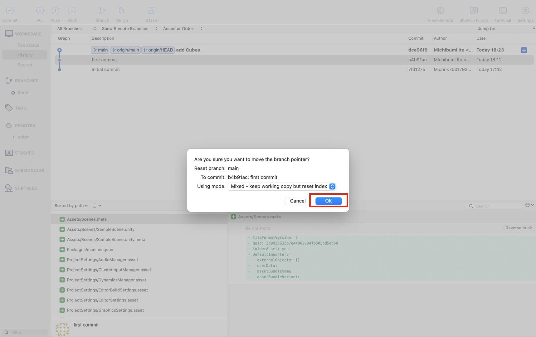 脱Unity初心者！GitHubを使ってUnityを管理しバージョン復元/チーム開発をできるようになろう[Part2 : UnityでのSourceTree使用法編] | STYLY