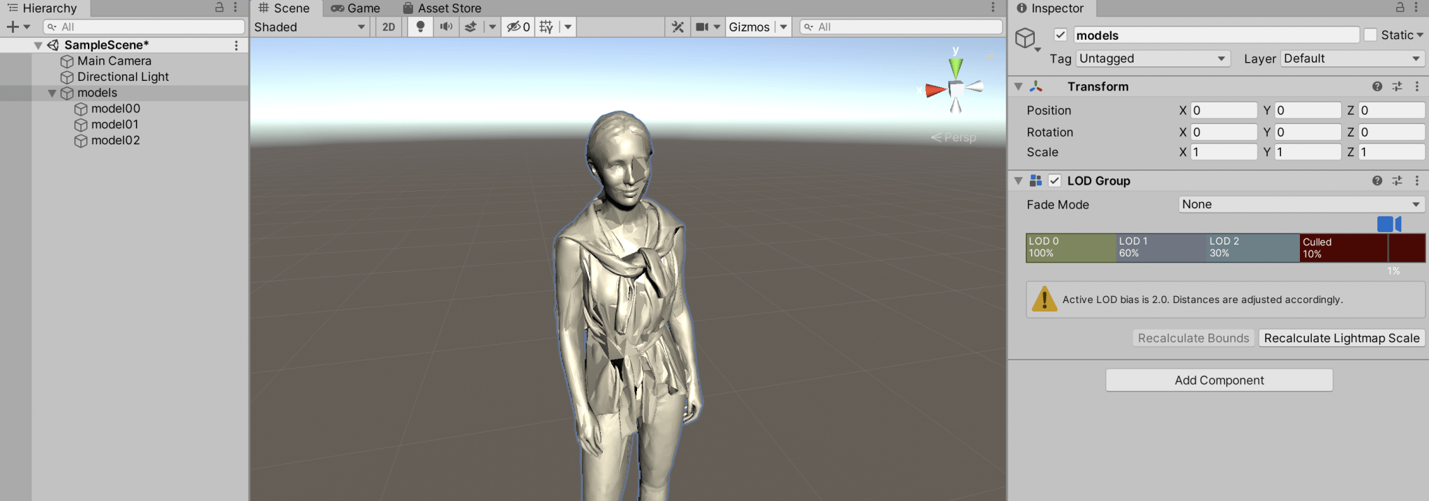 【Unity 入門】LOD（Level of Detail）でシーンを軽量化/最適化する方法 | STYLY