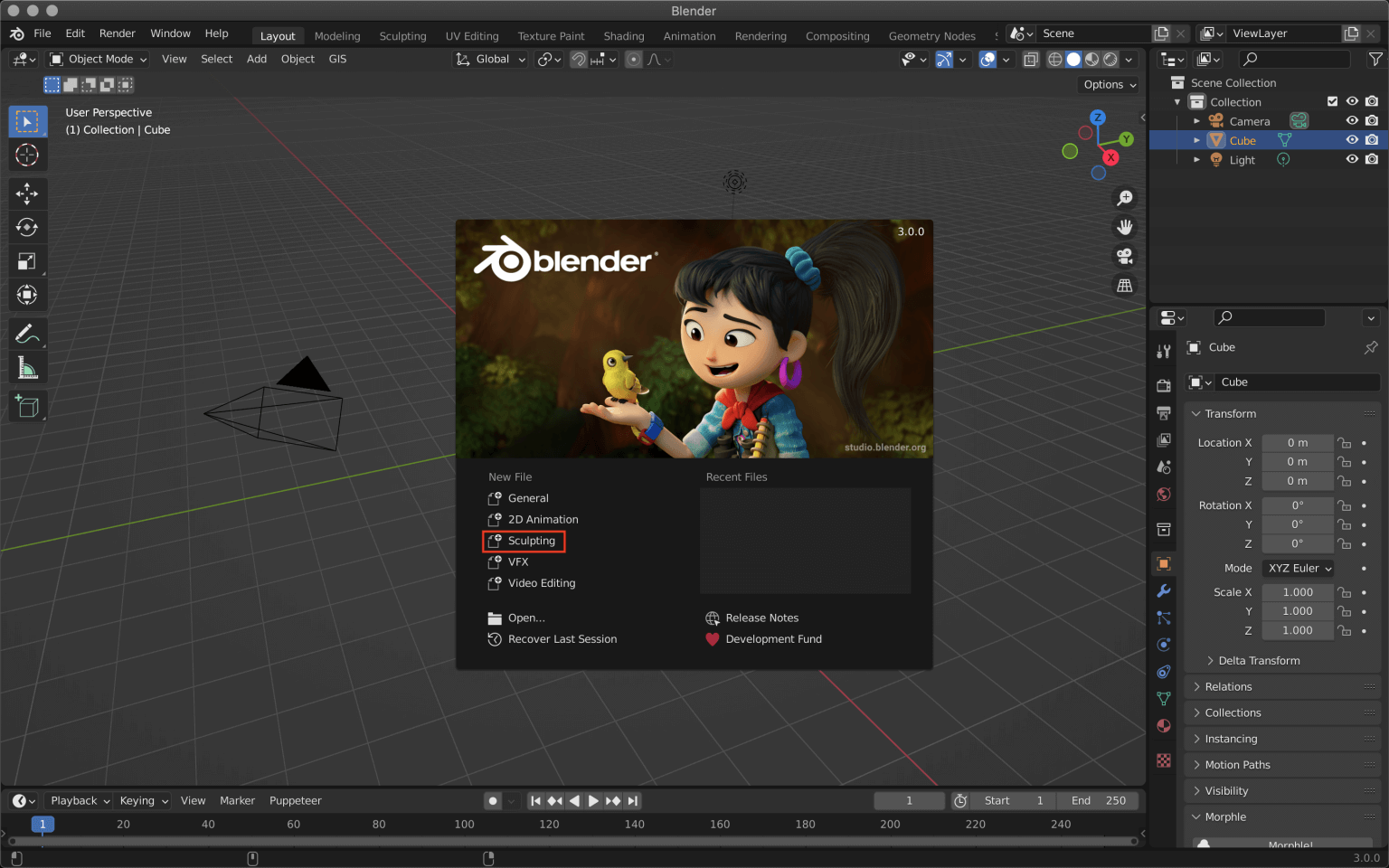 [Introduction to Blender] Basic Sculpting Operations | STYLY