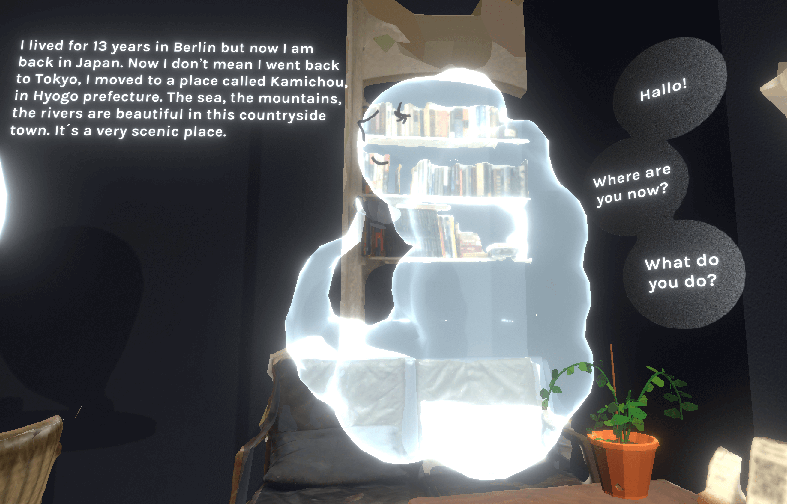 In VR, we become ghosts and gather at the café. Or a new documentary ...