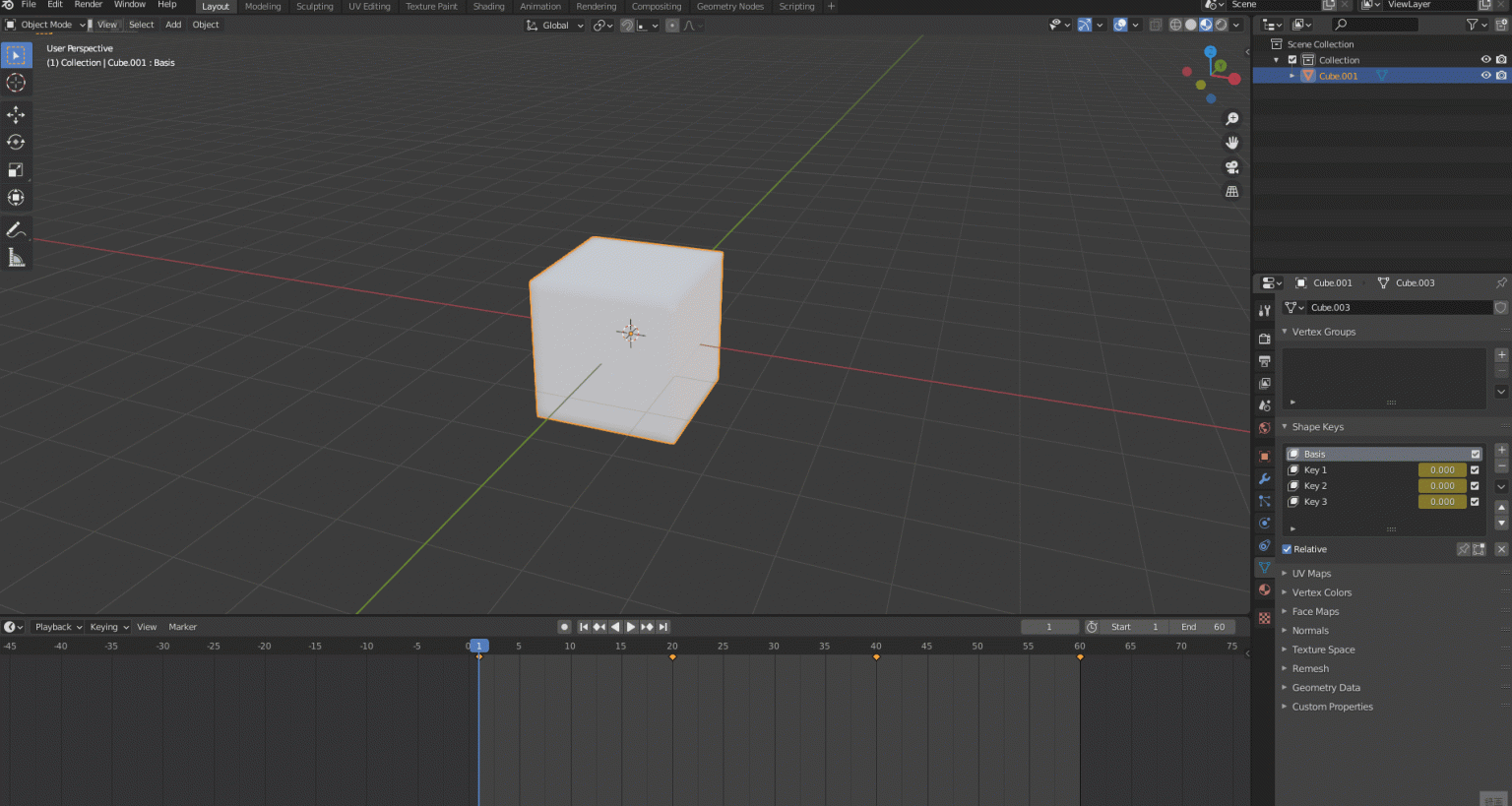[Blender] How to Create STYLY Animations with Shape Keys and Keyframes