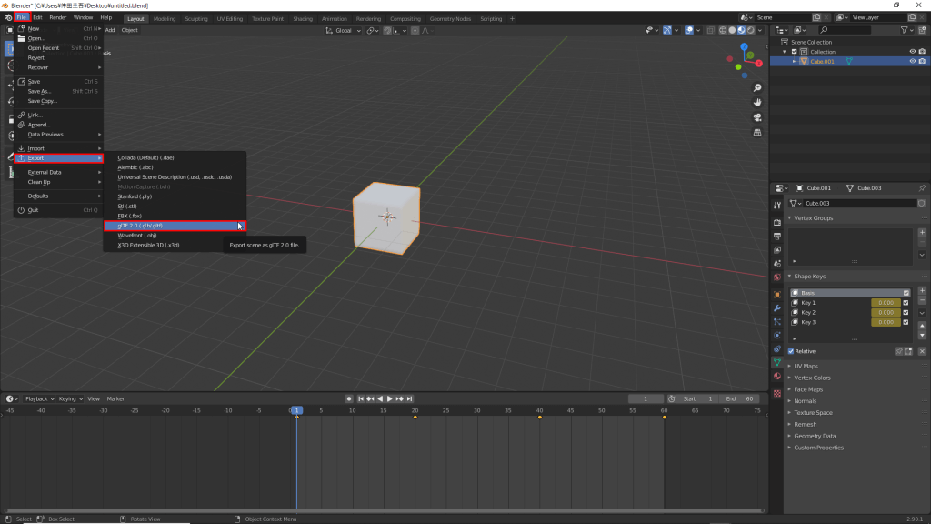 [Blender] How to Create STYLY Animations with Shape Keys and Keyframes