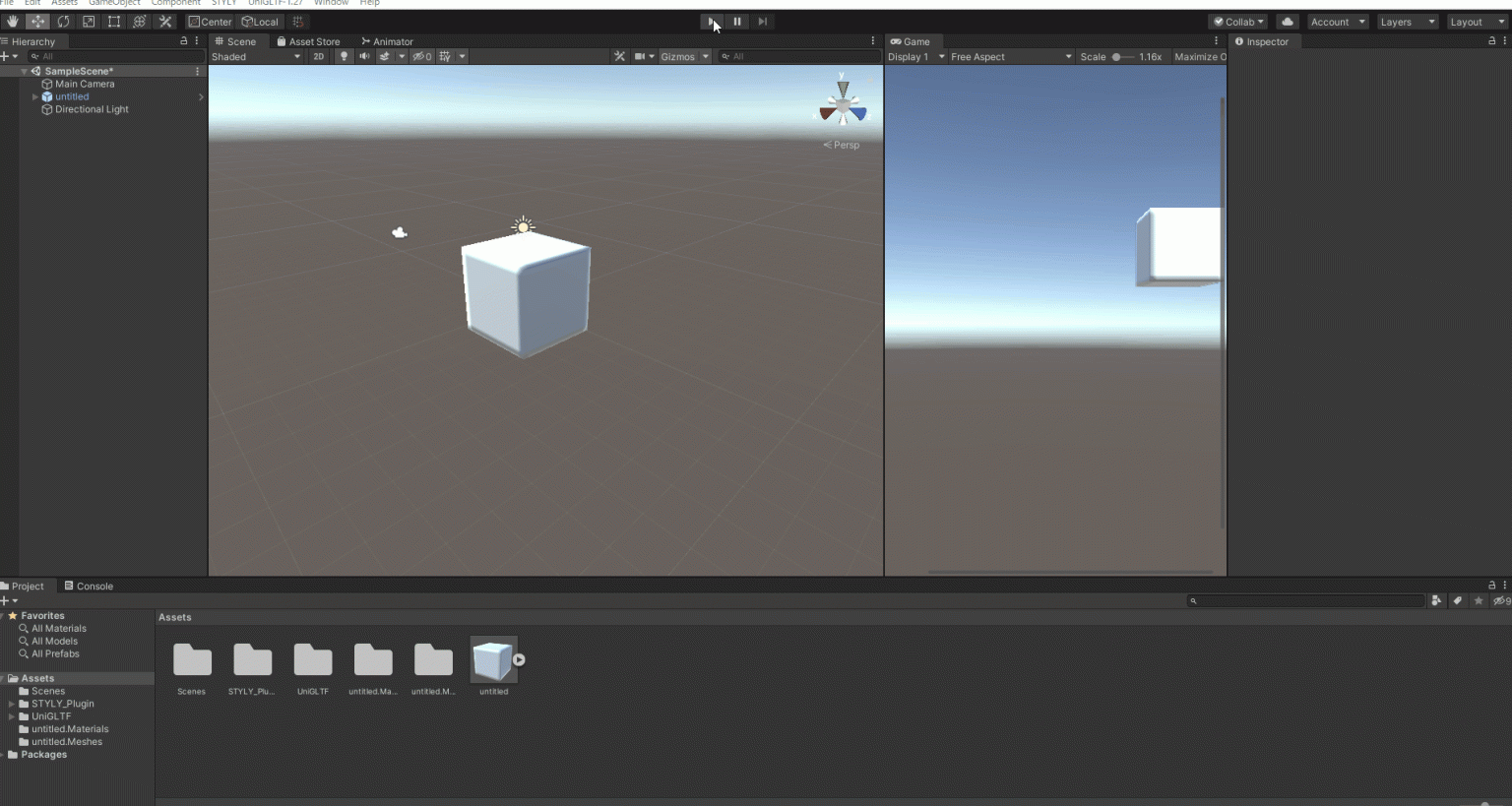 【Blender】シェイプキー、キーフレームで作成したアニメーションをSTYLYで動かす