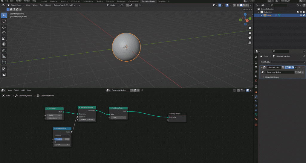 [Blender] Geometry Nodes: How to Create Organic Objects - STYLY