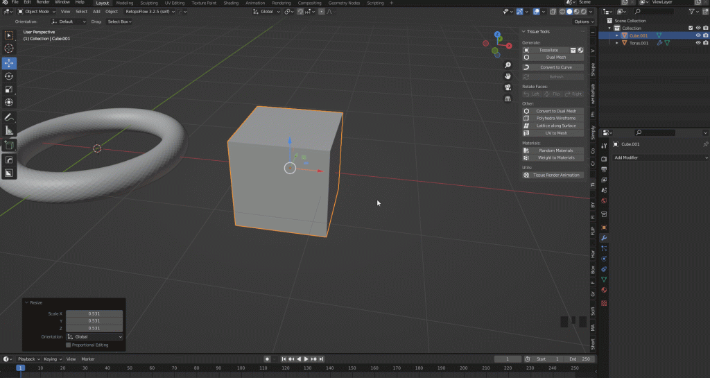Blender How To Create Organic Objects Tissue Tools Styly