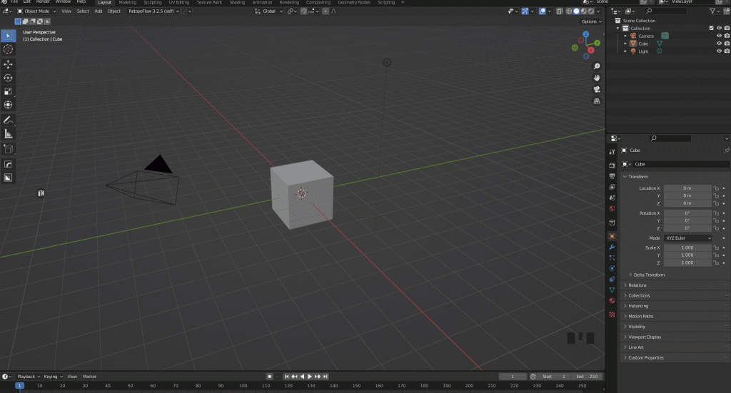 【Blender】Quick Smokeで不規則なオブジェクトを作成する方法