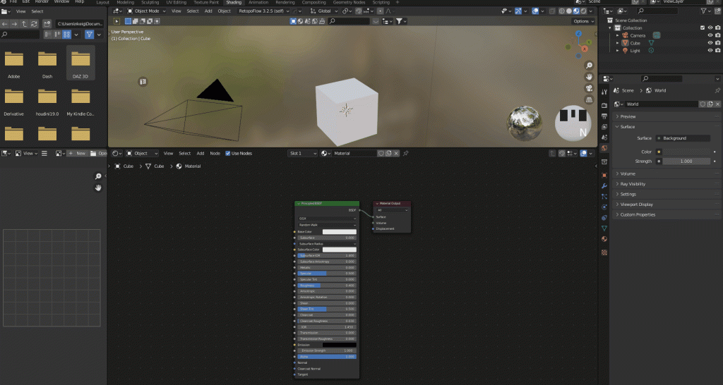【Blender】無料アドオン「Easy PBR」でマテリアルを作成する方法
