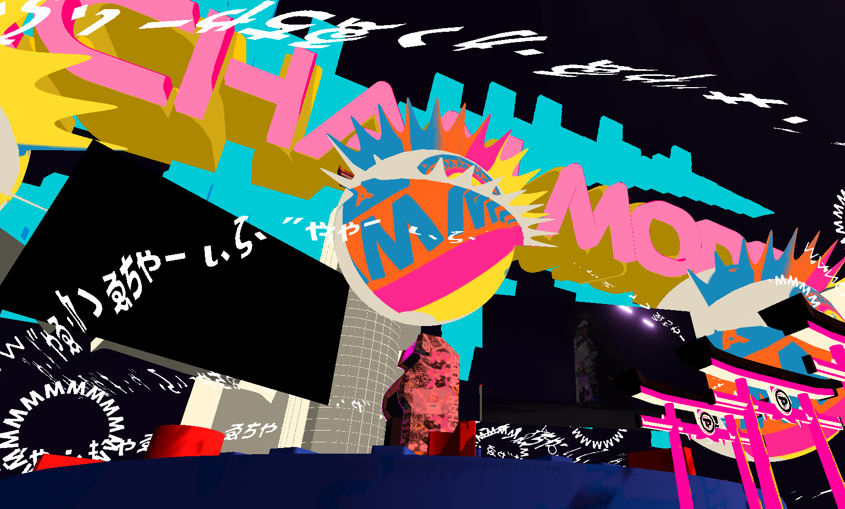 ギャル文化を空間化したVRMV「MANON_"GALCHANMODE"_MV_WORLD」：WATAKEMI