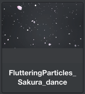 STYLY Studio "FlutteringParticles Set" Asset Manual- - STYLY
