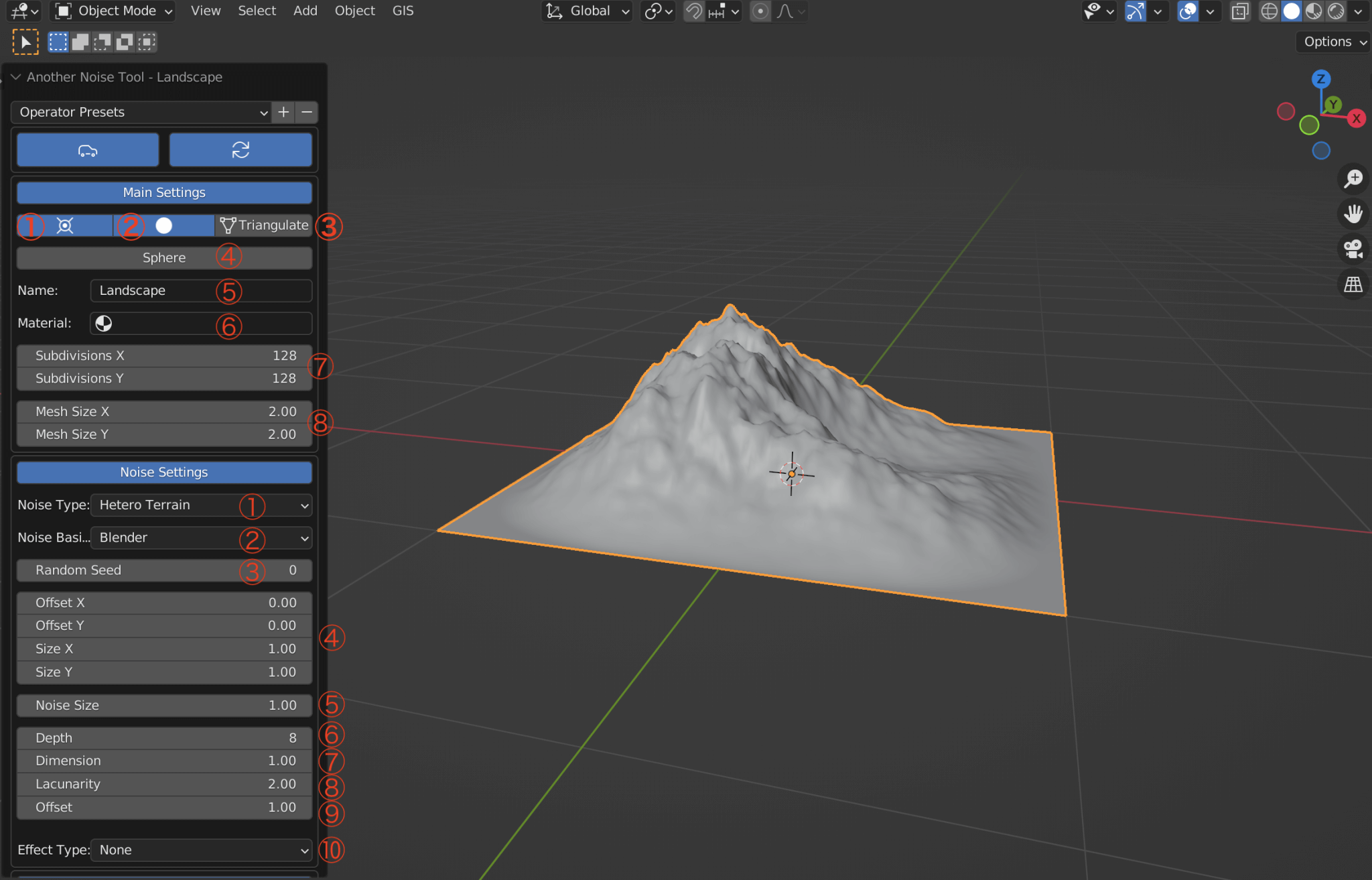 [Blender] Using the ANT Landscape Add-on for Simple Terrain Generation ...