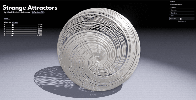 How To Generate And Export A Strange Attractor From Your Browser Styly