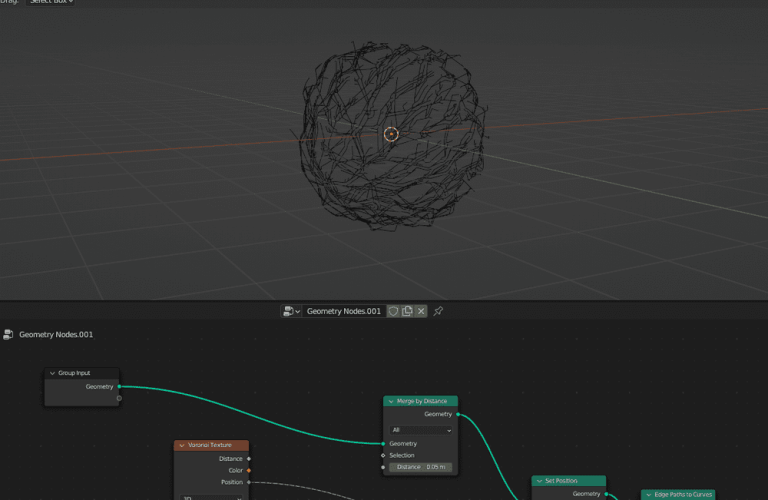 【Blender】Geometry Nodesで枝状の構造を表現する - STYLY