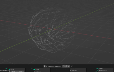 【Blender】Geometry Nodesで枝状の構造を表現する - STYLY