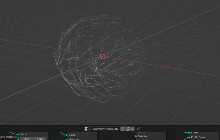 【Blender】Geometry Nodesで枝状の構造を表現する - STYLY