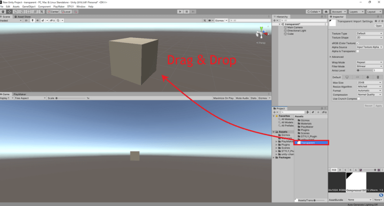 [Unity] How to make an Object Transparent- STYLY