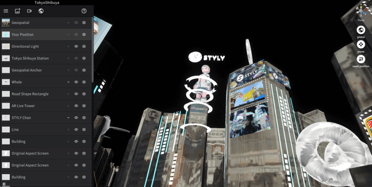 日本都市向け ARシーン制作 マニュアル - STYLY Magazine