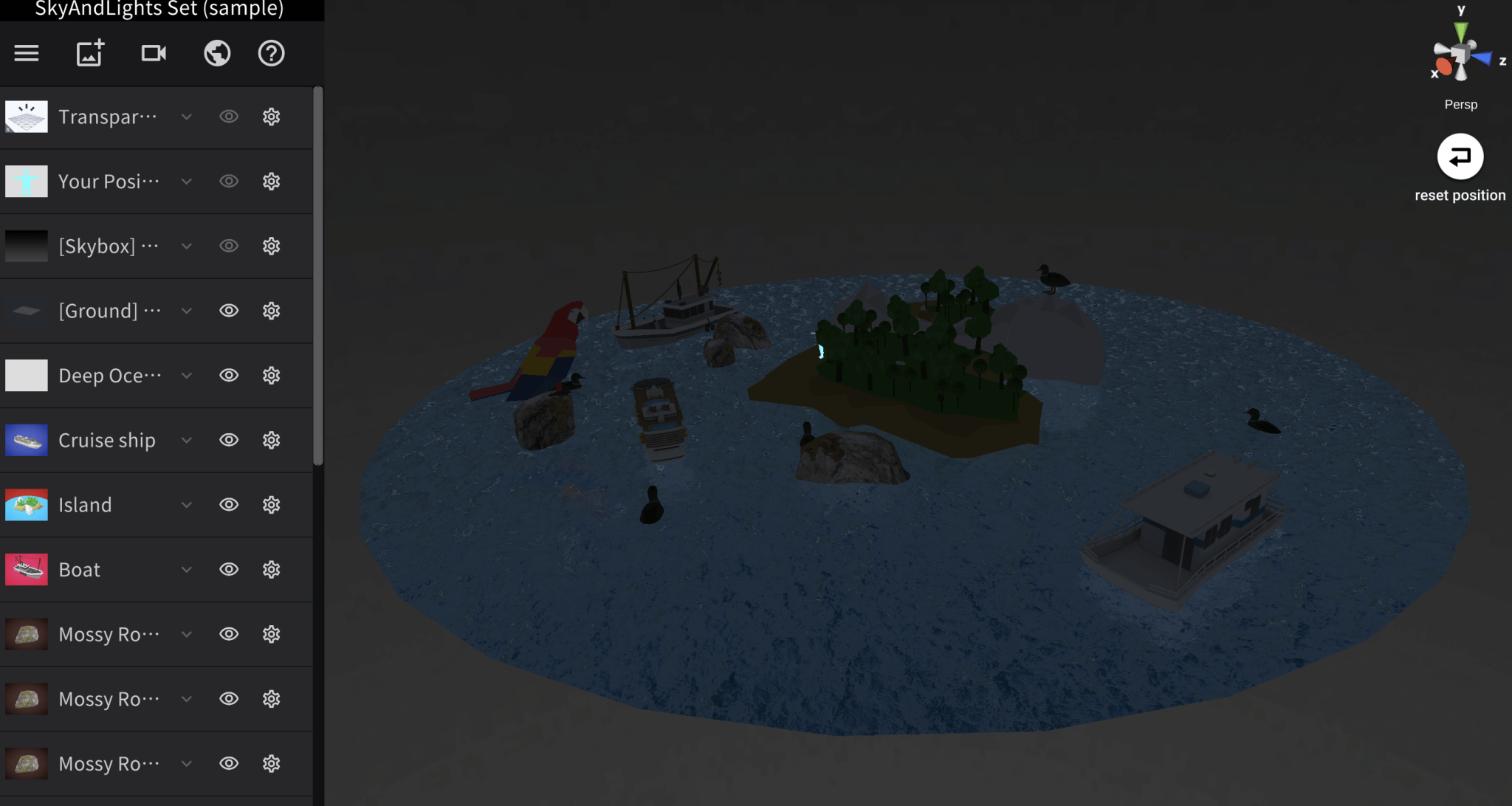 STYLY Studio Manual – How to Use the SkyAndLights Set-STYLY