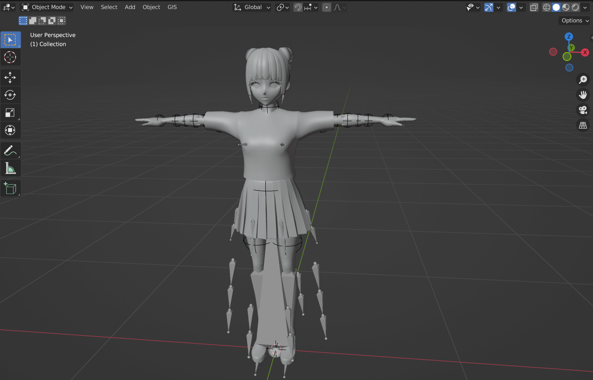 [Blender] Import VRM file | STYLY