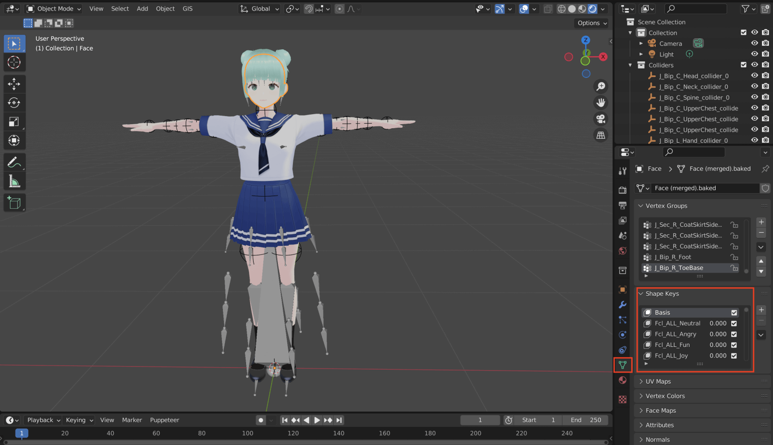 [Blender] Import VRM file | STYLY