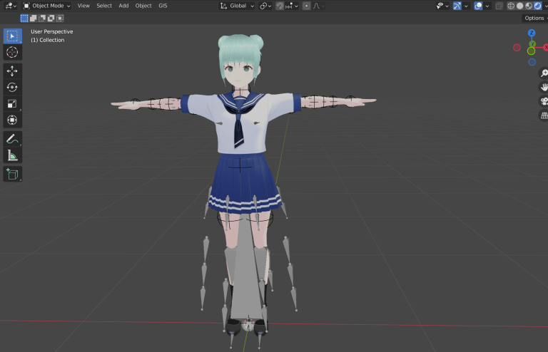 [Blender] Import VRM file | STYLY