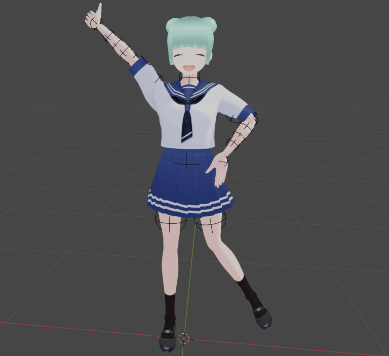 [Blender] Import VRM file | STYLY