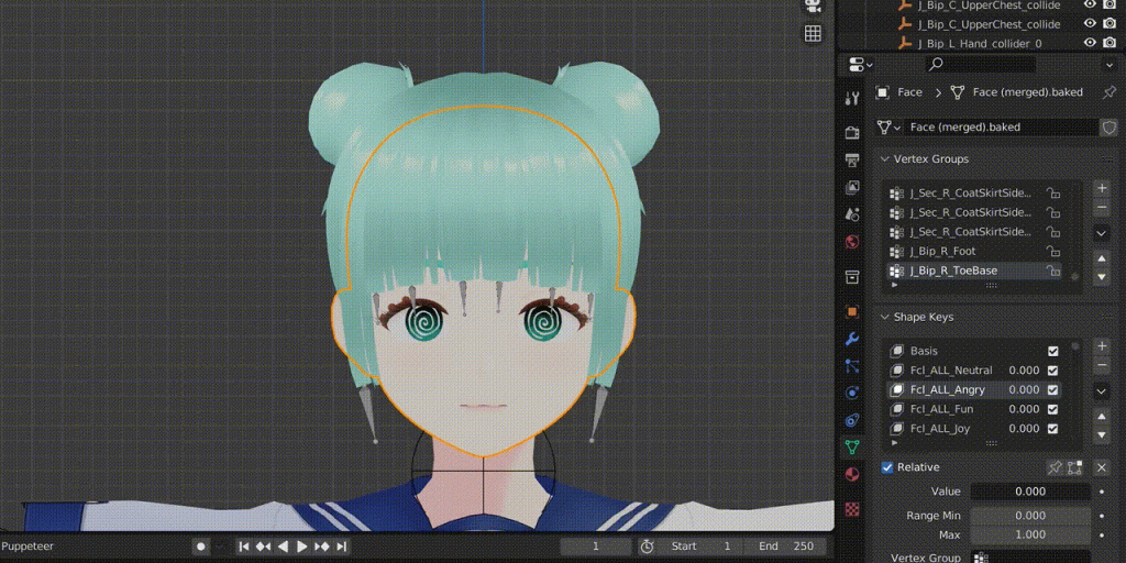 [Blender] Import VRM file | STYLY