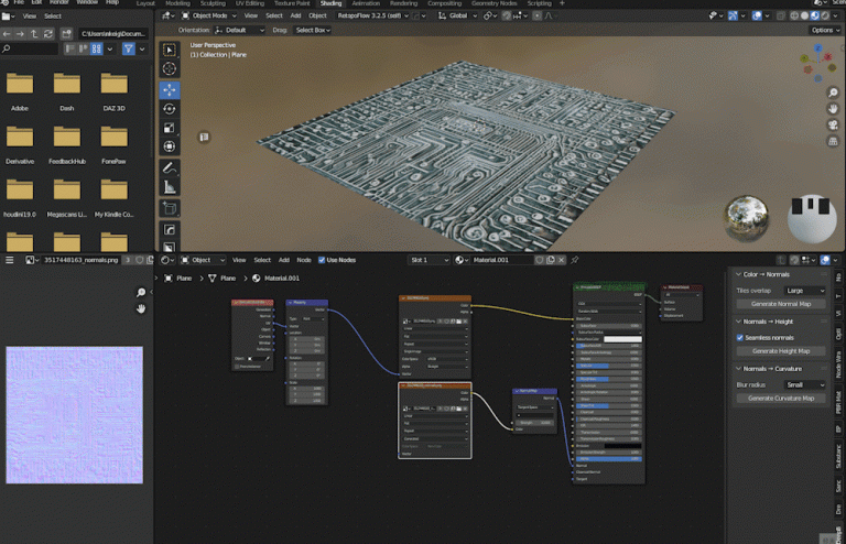 【Blender】Deep Bumpアドオンを使用して一枚の画像からテクスチャマップを作成する - STYLY
