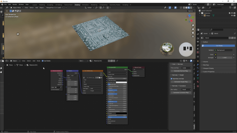 【Blender】Deep Bumpアドオンを使用して一枚の画像からテクスチャマップを作成する - STYLY