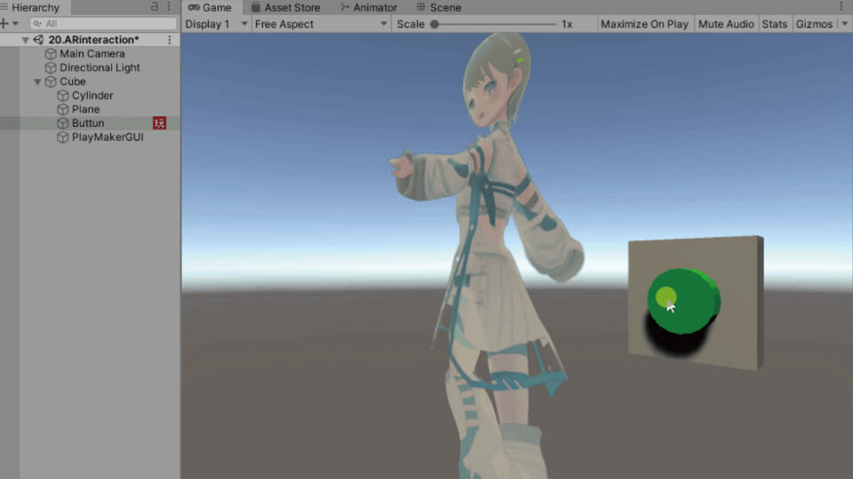 [Unity/PlayMaker] Let's create an AR smartphone/tablet tap action- STYLY Magazine