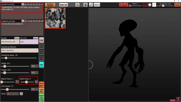 [AI]How to automatically generate textures with STABLE PROJECTORZ | STYLY