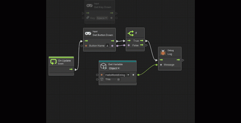 Unity Visual Scripting 入門第2回：if文、キー入力、コルーチンで「hello World」を表示する方法 Styly