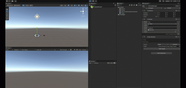 Unity Visual Scripting 入門第7回:raycastとlistを使って的あてゲームを作る前編unity Visual Scripting 入門第7回:raycastと