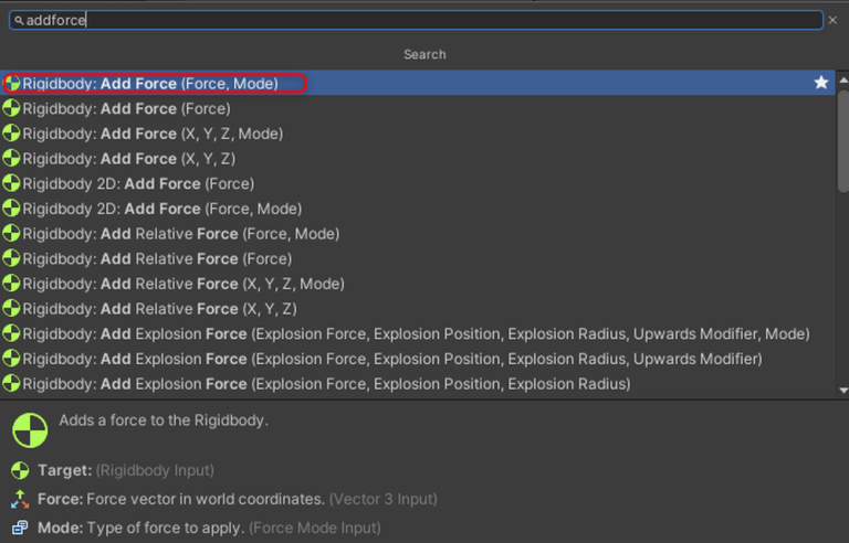 Introduction To Unity Visual Scripting Part 5 Basic Operations On Objects Using Addforce And