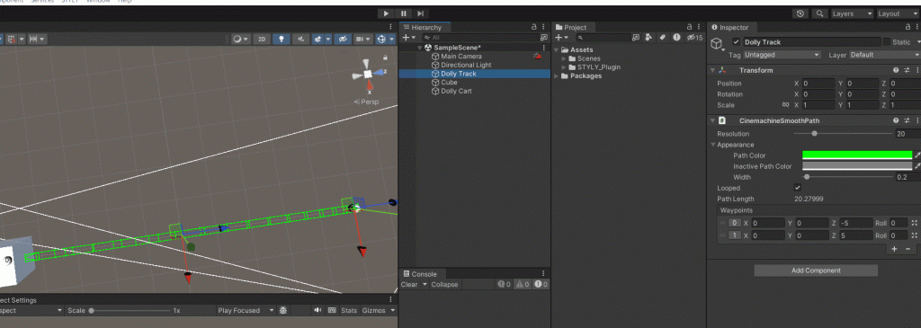 UnityのCinemachineでシネマティックな演出を作成！Dolly Cartでオブジェクトを自在に動かす方法- STYLY Magazine